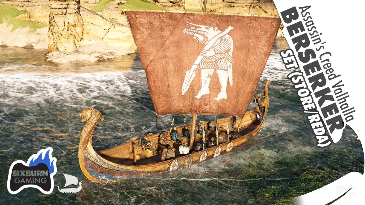 Assassin's Creed Valhalla BERSERKER Longship Set Gameplay Showcase ...