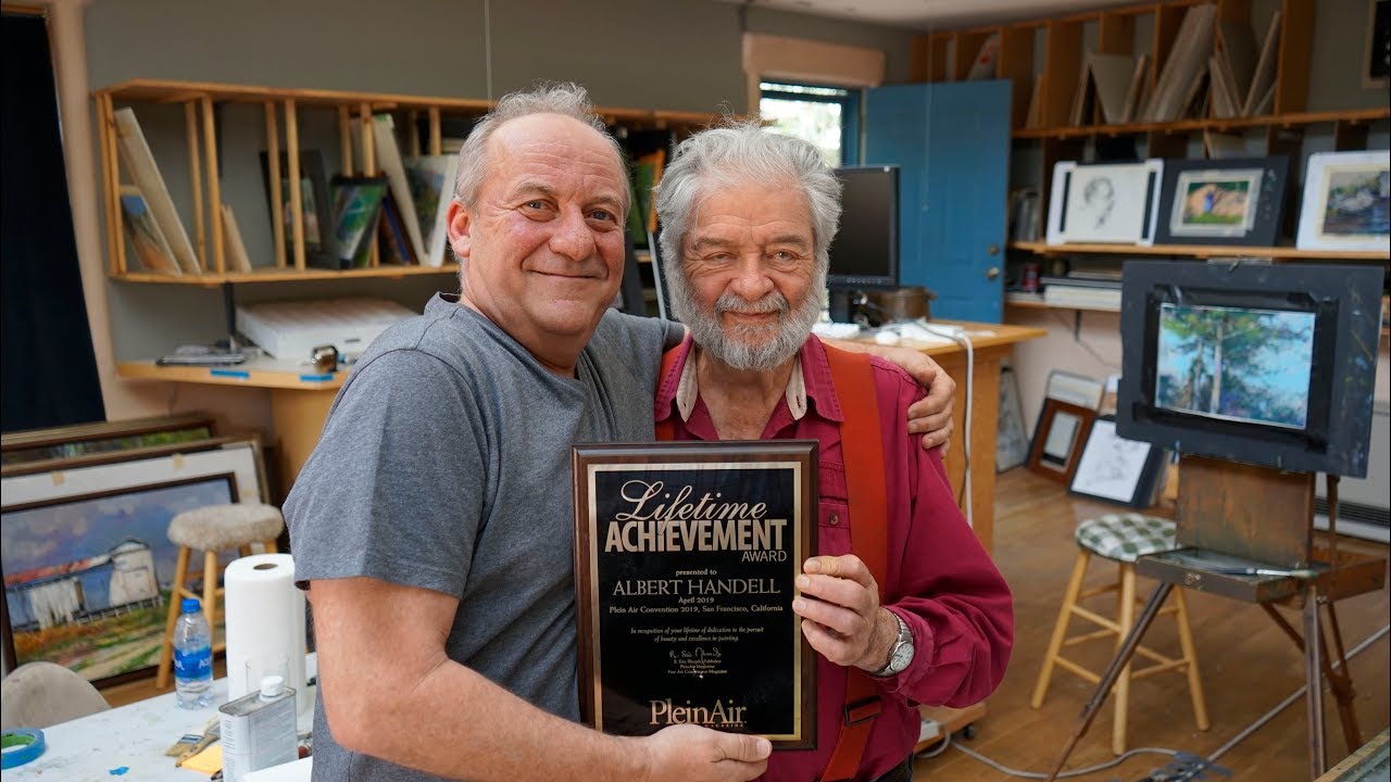 Studio Visit with Albert Handell - YouTube