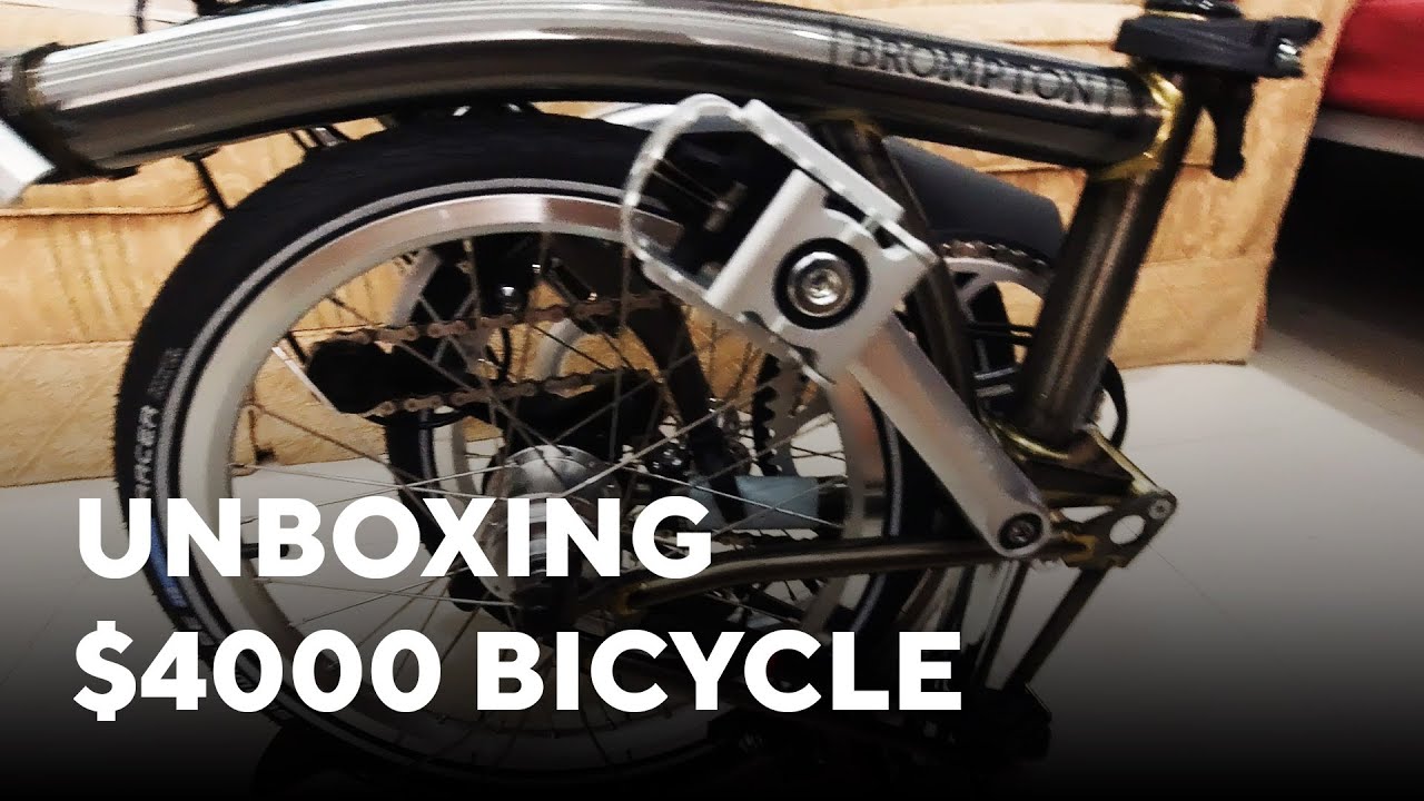 Unboxing $4000 Brompton Bike - YouTube