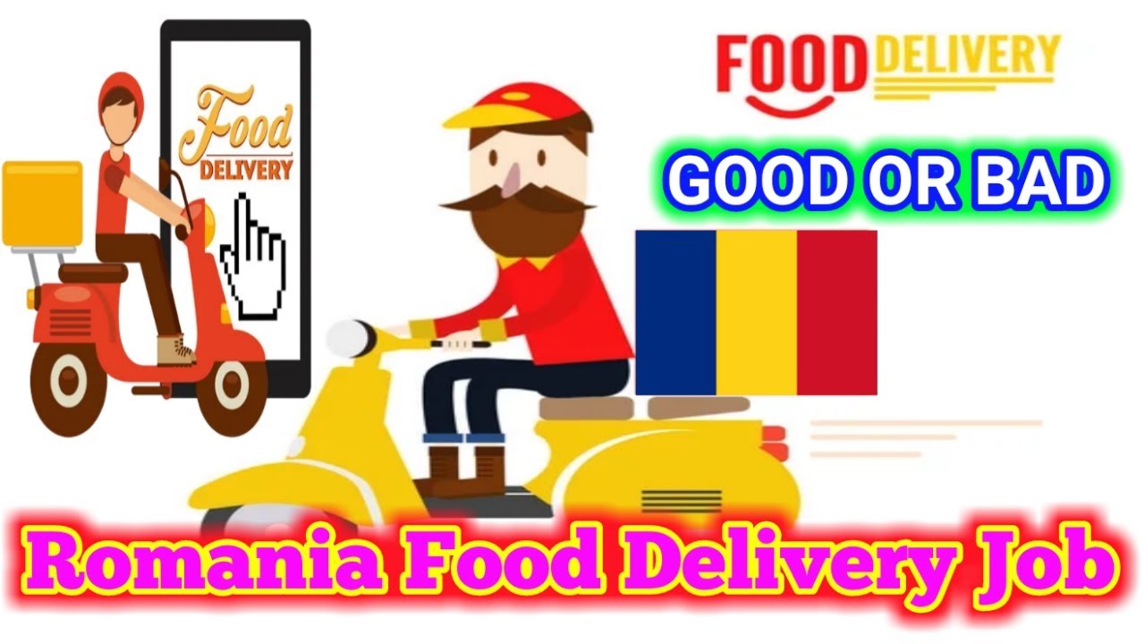 #romania food delivery job food delivery - YouTube