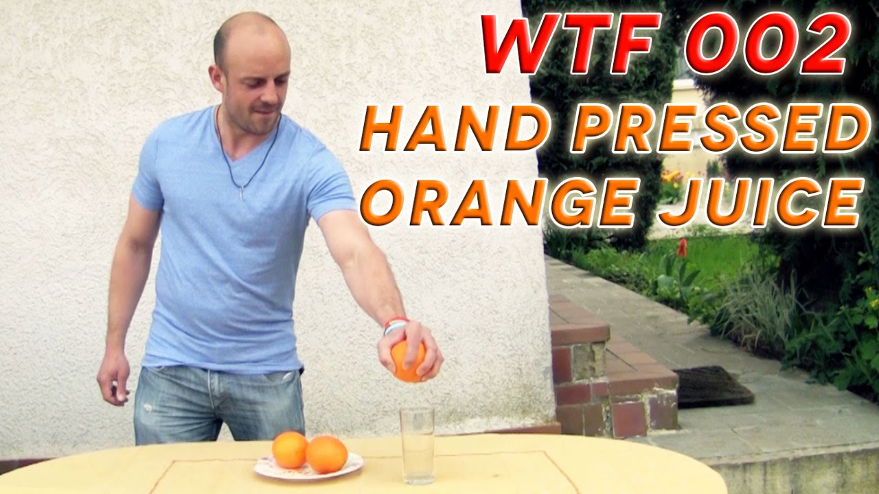 Hand Pressed Orange Juice ! - YouTube