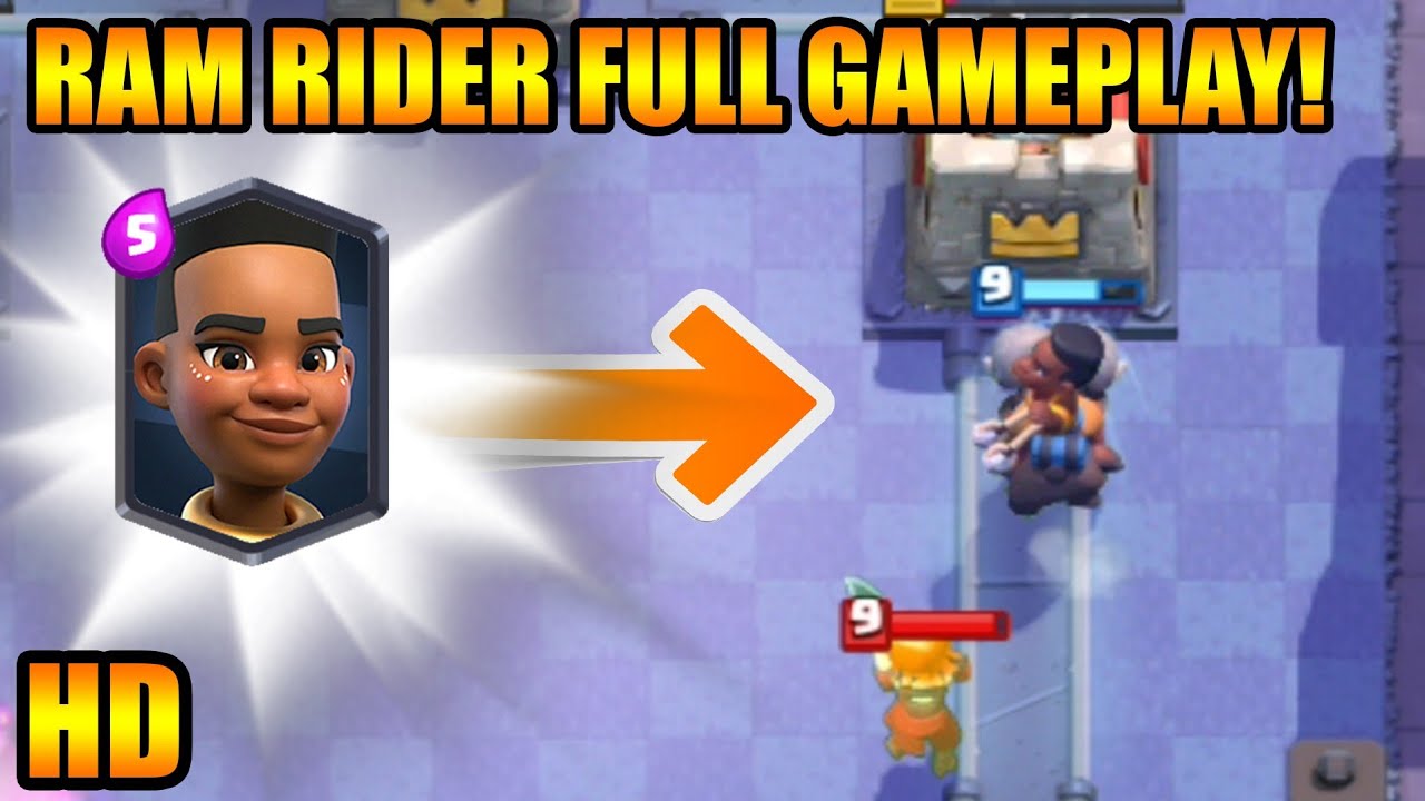 Clash Royale | Ram Rider GAMEPLAY HD! - YouTube