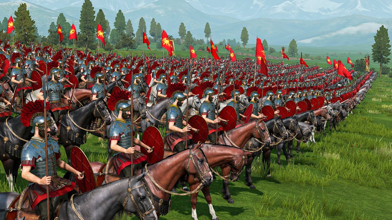 1000 Roman Cavalry Charge Against the Carthaginian Army | Mount & Blade ...