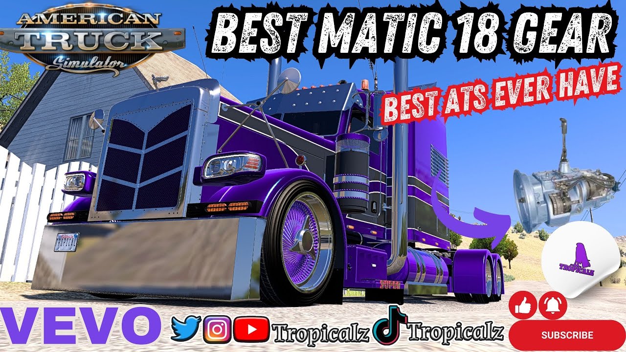 BEST MATIC 18 GEARBOX!!! AMERICAN TRUCK SIMULATOR - YouTube