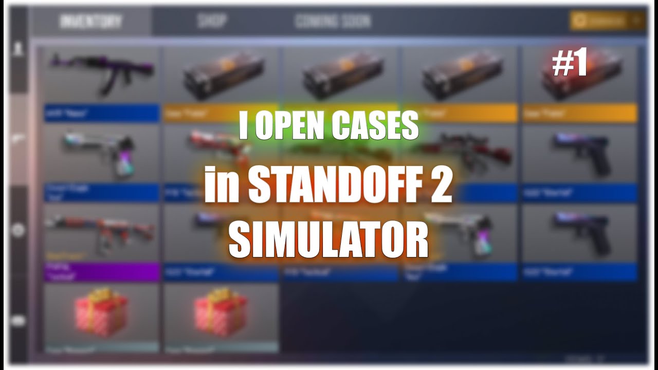 I open cases in Standoff 2 Simulator №1 - YouTube