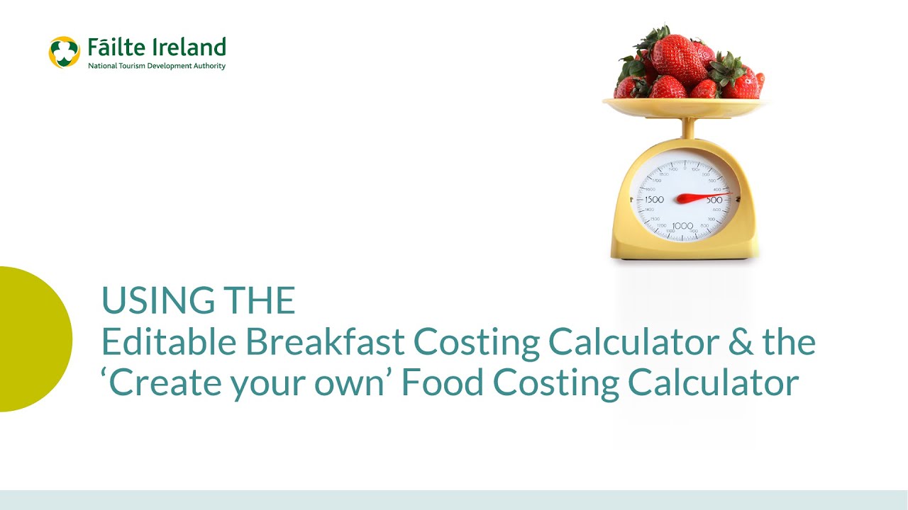 Using the Breakfast Food Costing Calculators - YouTube