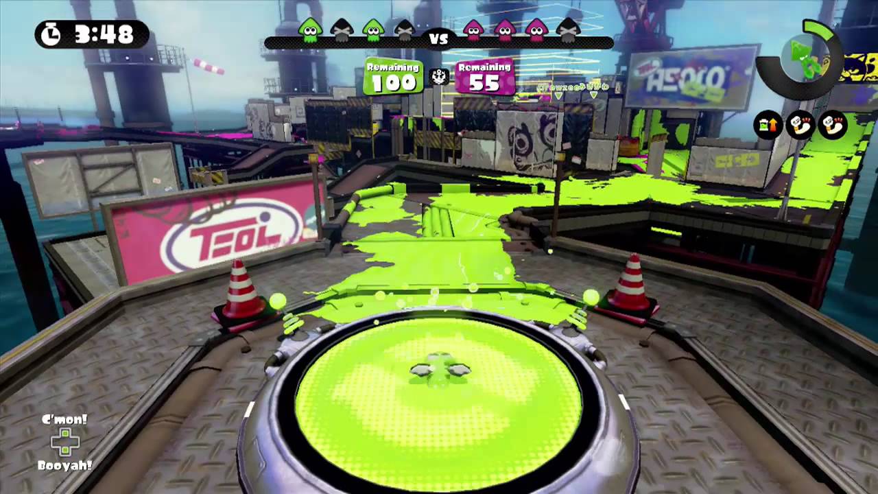 Splatoon - Splat Zones #4 - E-Liter 3K - YouTube