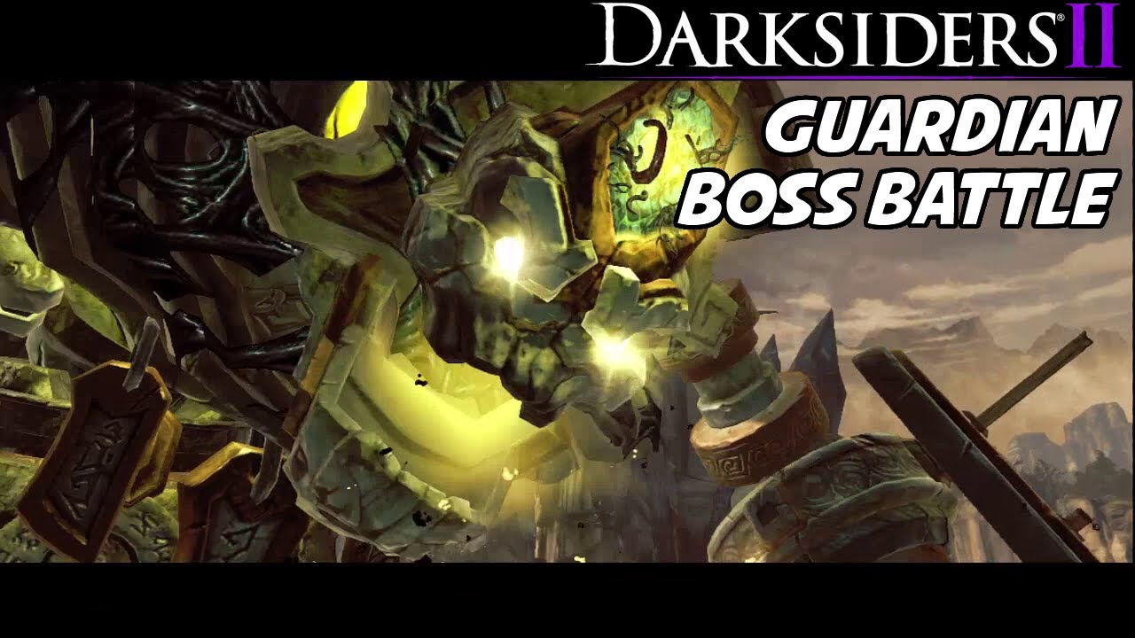 Darksiders II - Guardian Boss Fight (Apocalyptic Difficulty) - YouTube