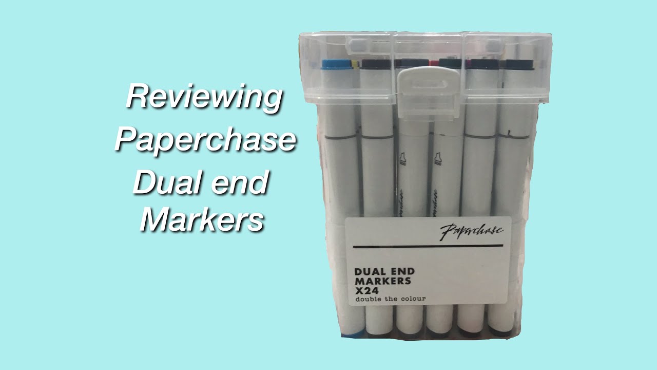 Reviewing Paperchase Dual End Markers! - YouTube
