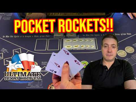 I HIT THE TOP SIDE BET PAYOUT!! ULTIMATE TEXAS HOLD'EM POKER GREAT RUN!! #ultimatetexasholdem #poker