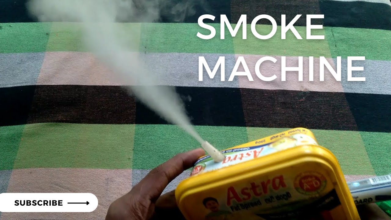 How to make a SMOKE MACHINE at home easy | Artificial SMOKE generator ...
