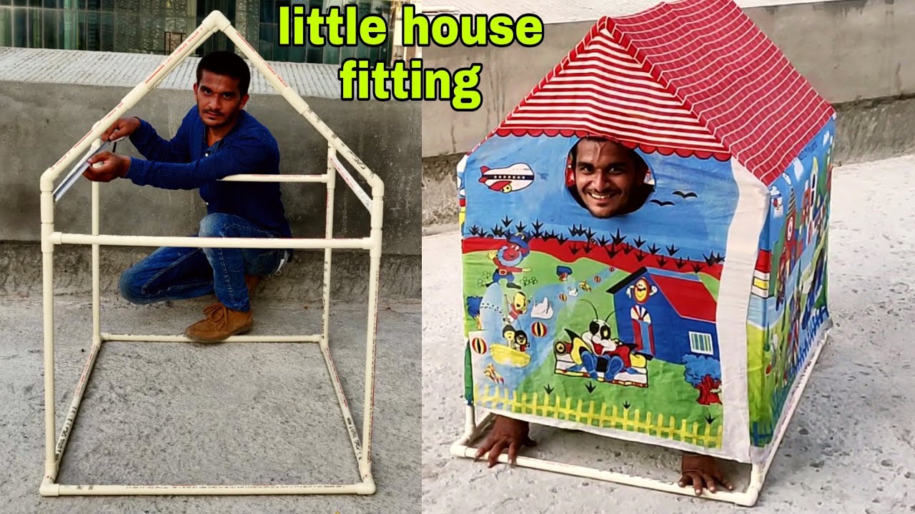 Easy Pvc Pipe House Idea Anyone Can Make. PVC Home Made Method. - YouTube