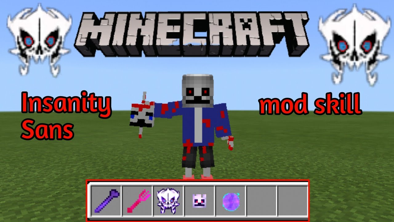 insanity sans morph minecraft - YouTube