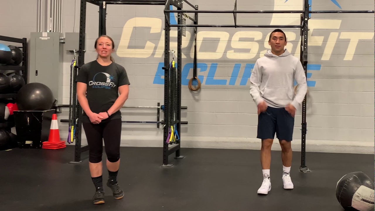 CrossFit Eclipse “Beach Season” With & Without Equipment - YouTube