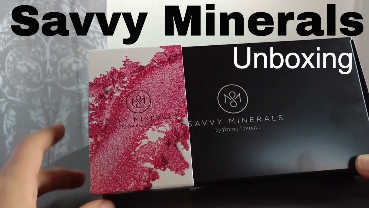 Savvy Minerals Unboxing- Color Swatch Test- See the COLORS UP CLOSE ...