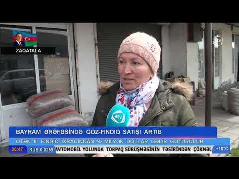 Bayram ərəfəsində qoz-fındıq satışı artıb (ATV)