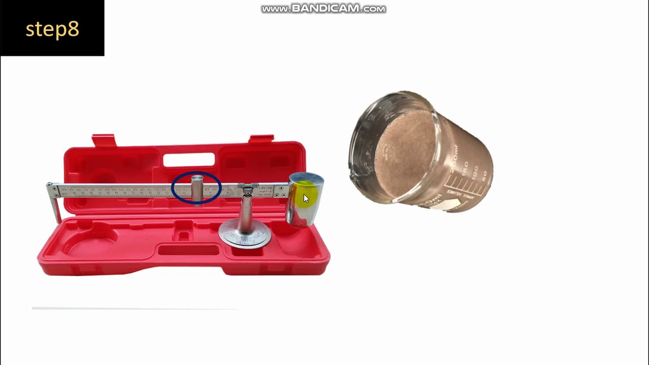 drilling fluid lab mud balance - YouTube