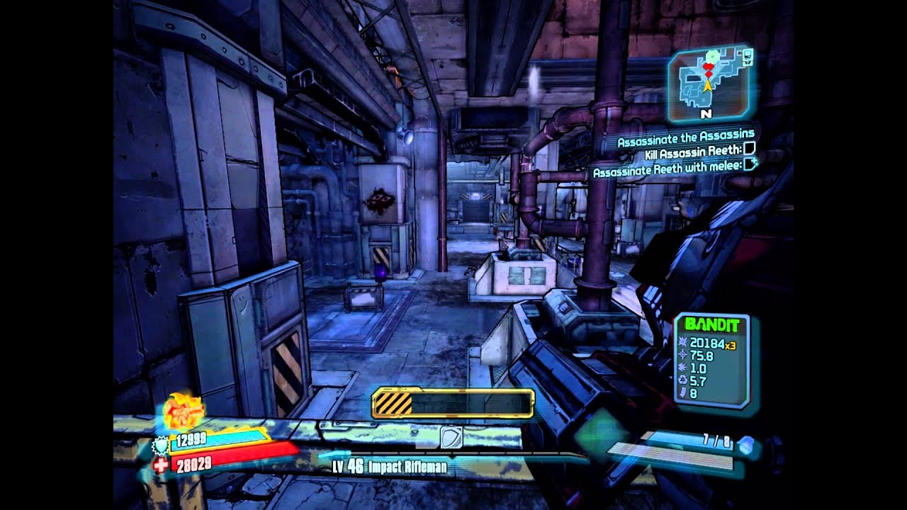 lets play borderlands 2 true vault hunter mode Ep62 Assassinate The ...
