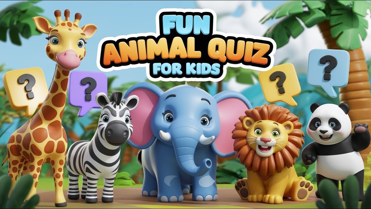 "Learn About Animals with This Fun Quiz for Kids!" - YouTube