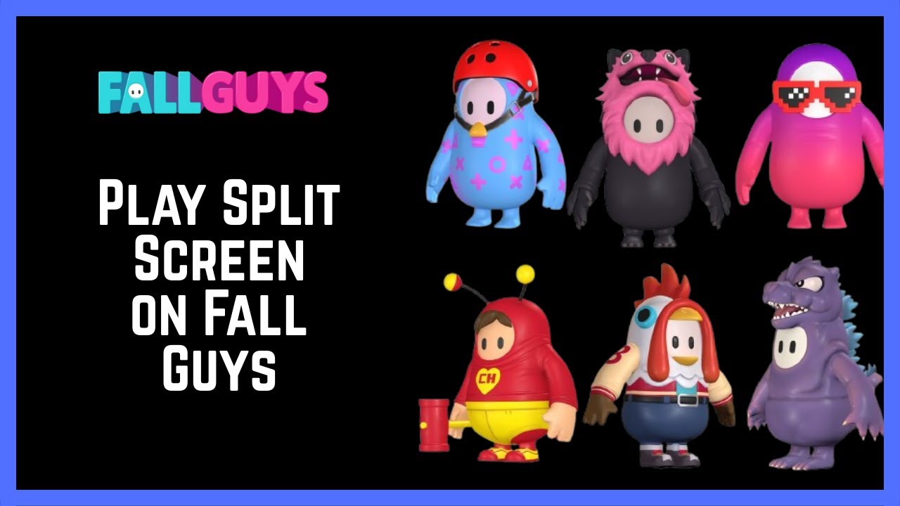 Play Split Screen on Fall Guys | 2 Player Split Screen (PS4, PS5, XBOX ...