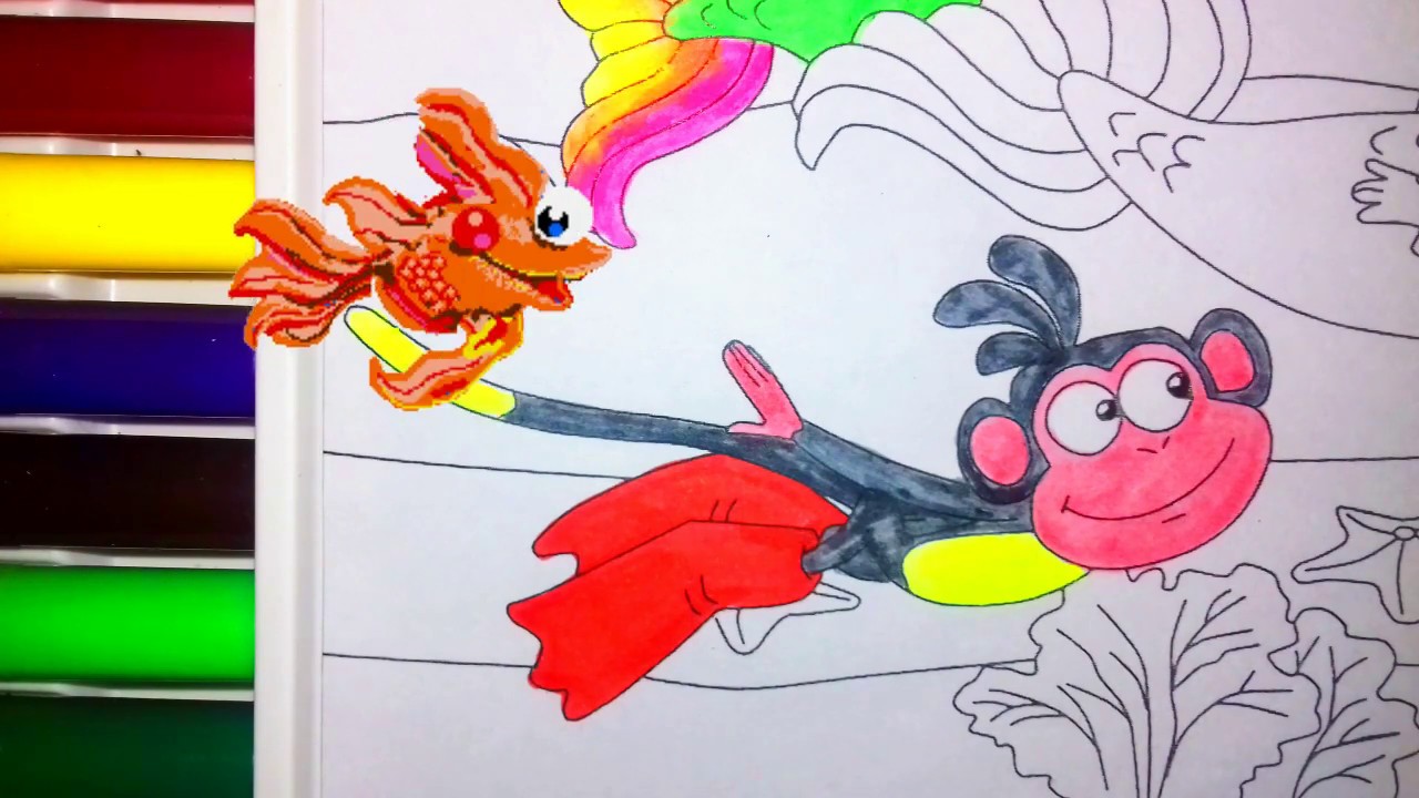 Dora the Explorer/Underwater world with Dora//Подводный мир с Дорой ...