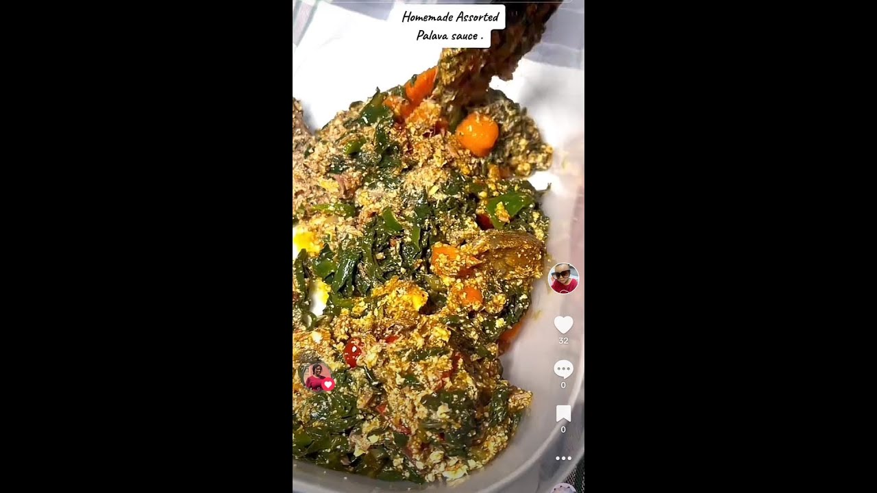 Ghanaian Assorted Palava sauce. - YouTube