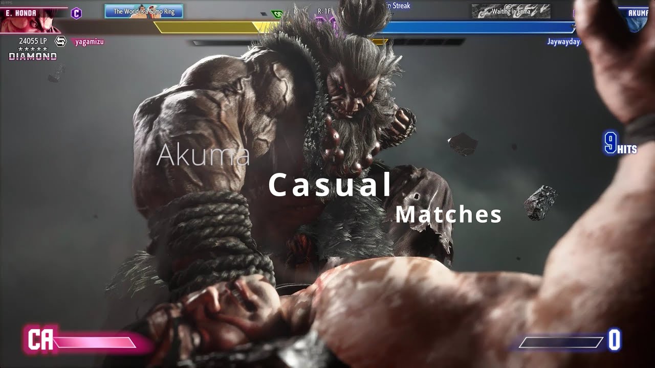 Street Fighter 6 Akuma Casulal matches - YouTube
