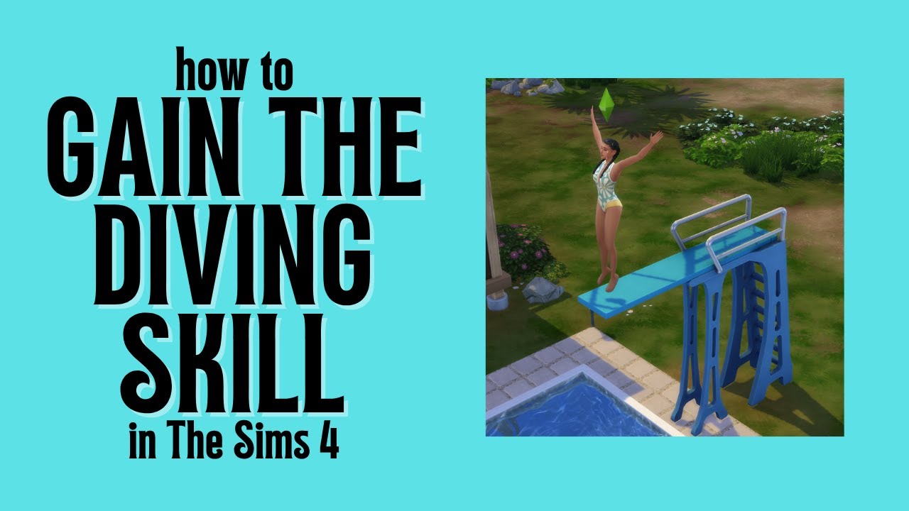 How to Gain the Diving Skill in The Sims 4: Adventure Awaits 🏊‍♂️ - YouTube