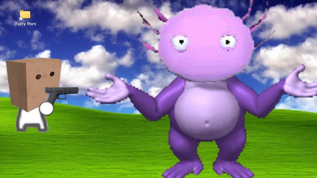 Playing KinitoPET with this Bonzi Buddy looking guy - YouTube