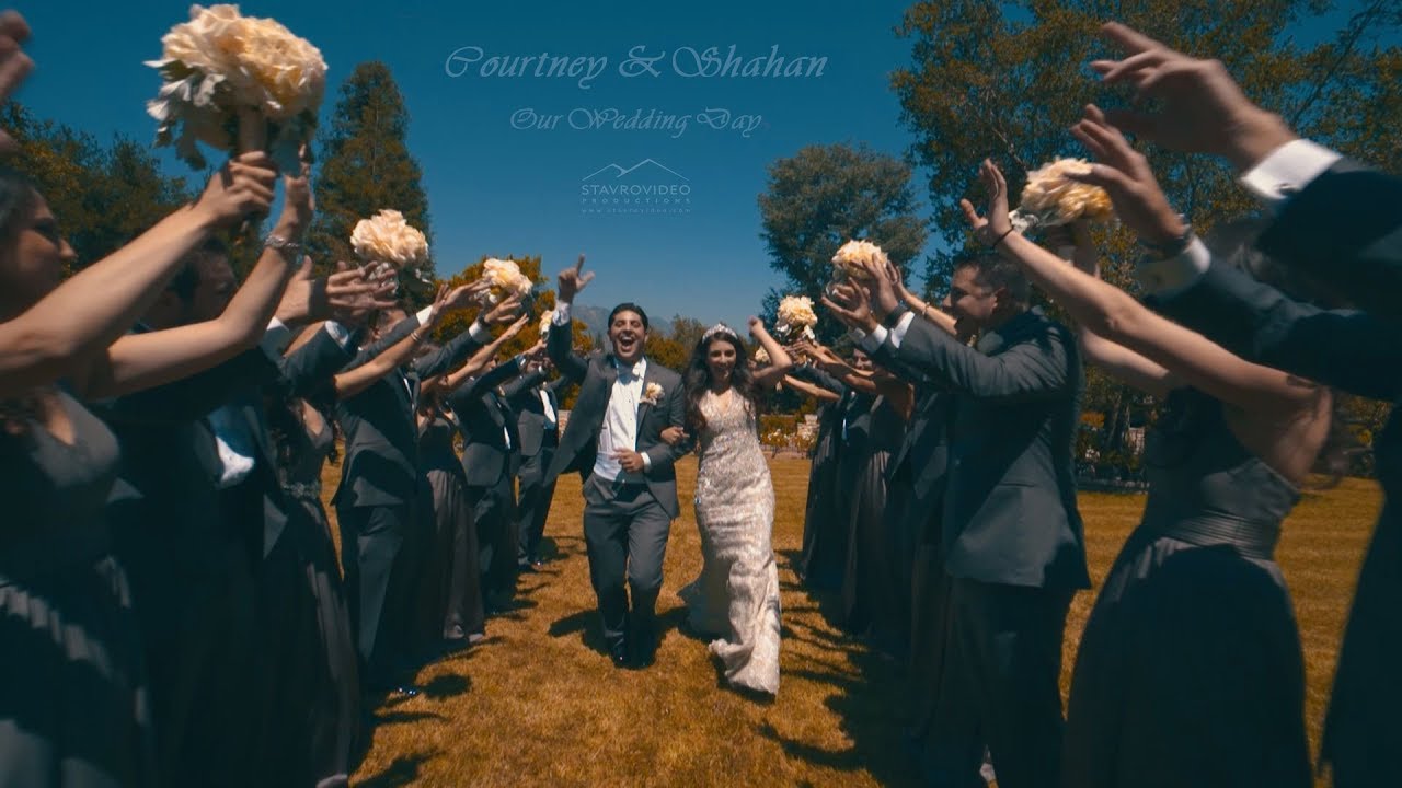 Courtney & Shahan's Wedding Highlight at Glendale Hilton and Glendale ...