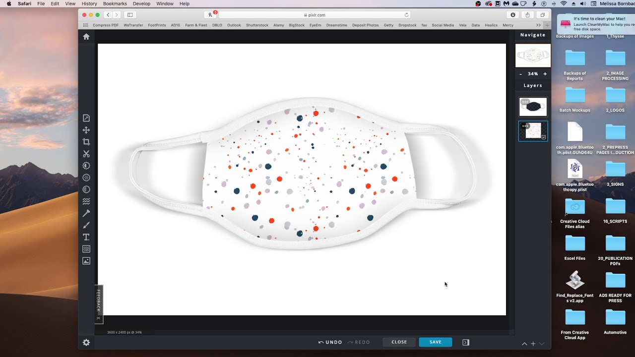 Pixlr Tutorial - PNG Flat Lay Mask Mockup - YouTube