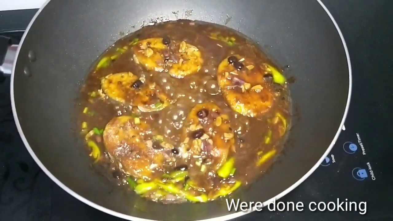 How to Cook...Fried Tuna With Tausi - YouTube