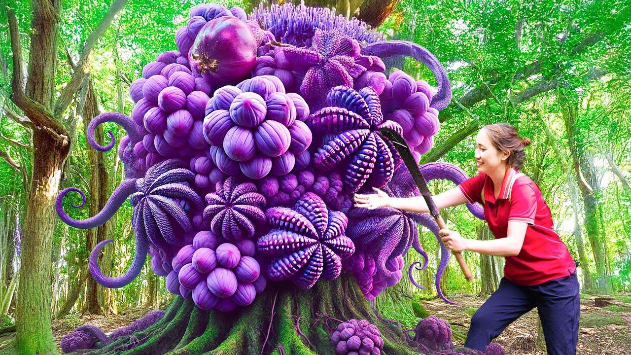 Amazing,Harvest Buddha Fruit in the rainforest, Recipe for making jam ...