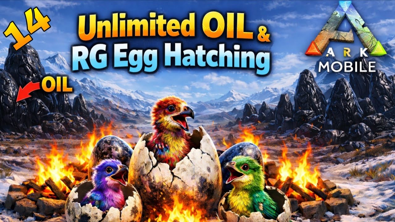 How to Get Unlimited Oil & Hatch RG Eggs in ARK Mobile! | ARK ULTIMATE ...