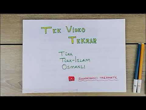 TEK VİDEODA MÜTHİŞ KPSS TARİH SON TEKRAR [TÜRK - TÜRK İSLAM - OSMANLI] - ERKAN AYRANCI (2022)