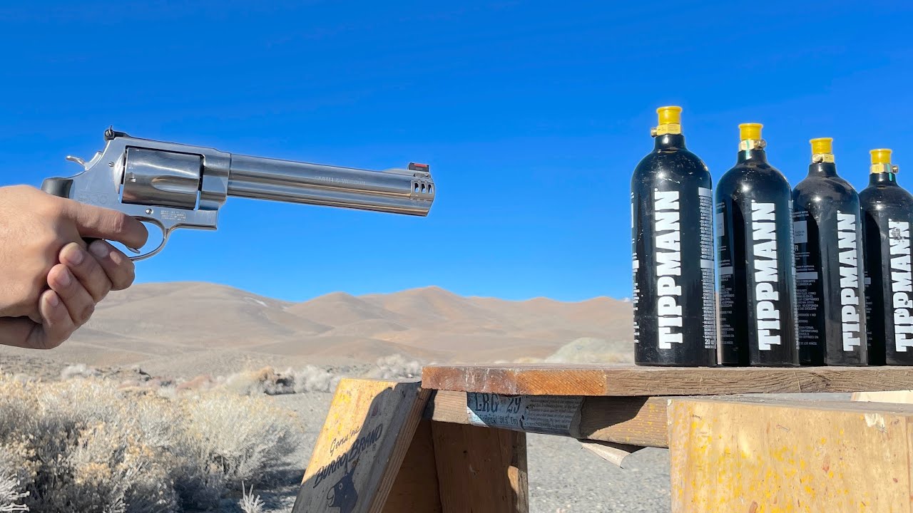 how strong are these Paintball Co2 tanks? - YouTube