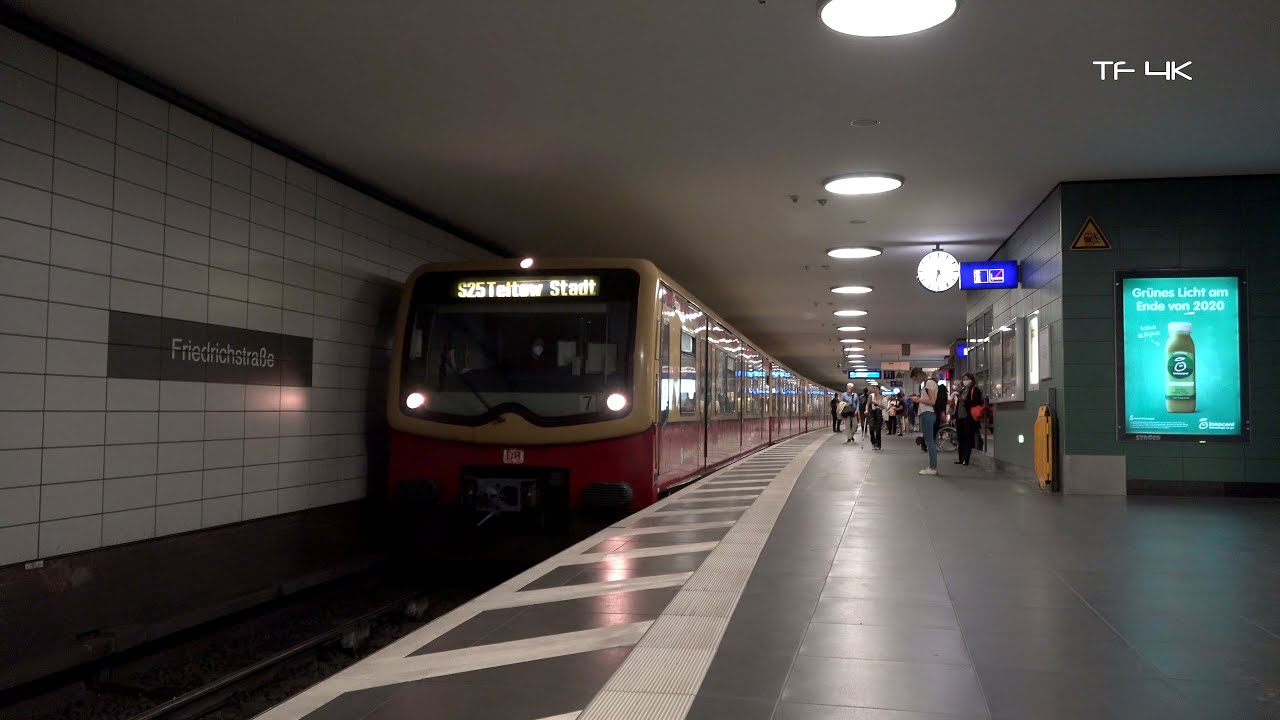S-Bahn Berlin - Friedrichstraße - S25 nach Teltow Stadt - YouTube