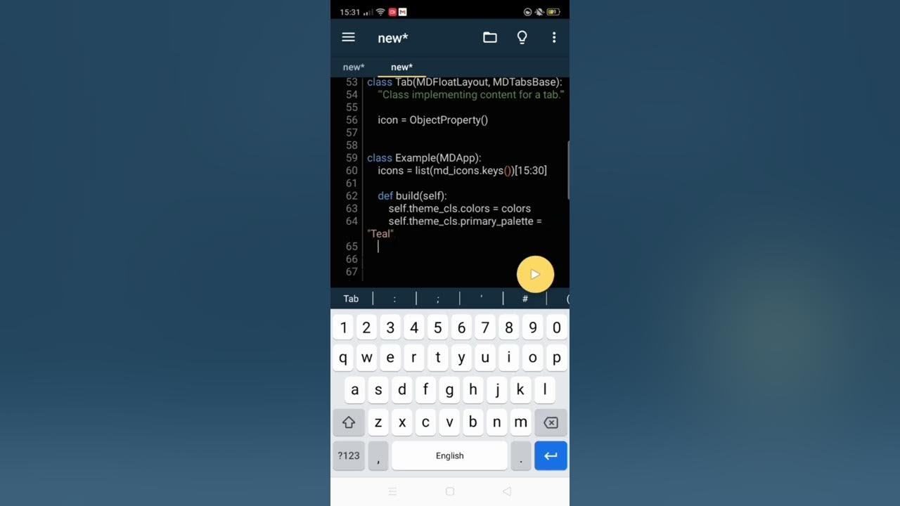 Kivymd Android App Using Python And Pydroid3 Youtube