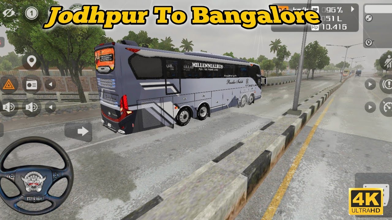 How To Jetbus 3+ SHD Mercy Bus Mod Bussid | Bus Simulator indonesia ...