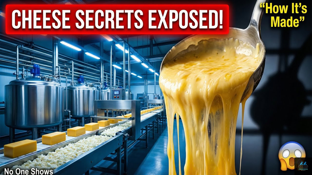 WATCH: The ENTIRE Modern Cheese Making Process, EXPOSED! (Milk, Curds ...