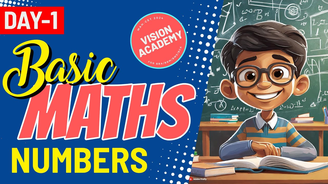 Numbers - Basic Maths Day 1 🔥 Basic Maths Crash Course FREE for MAH CET ...