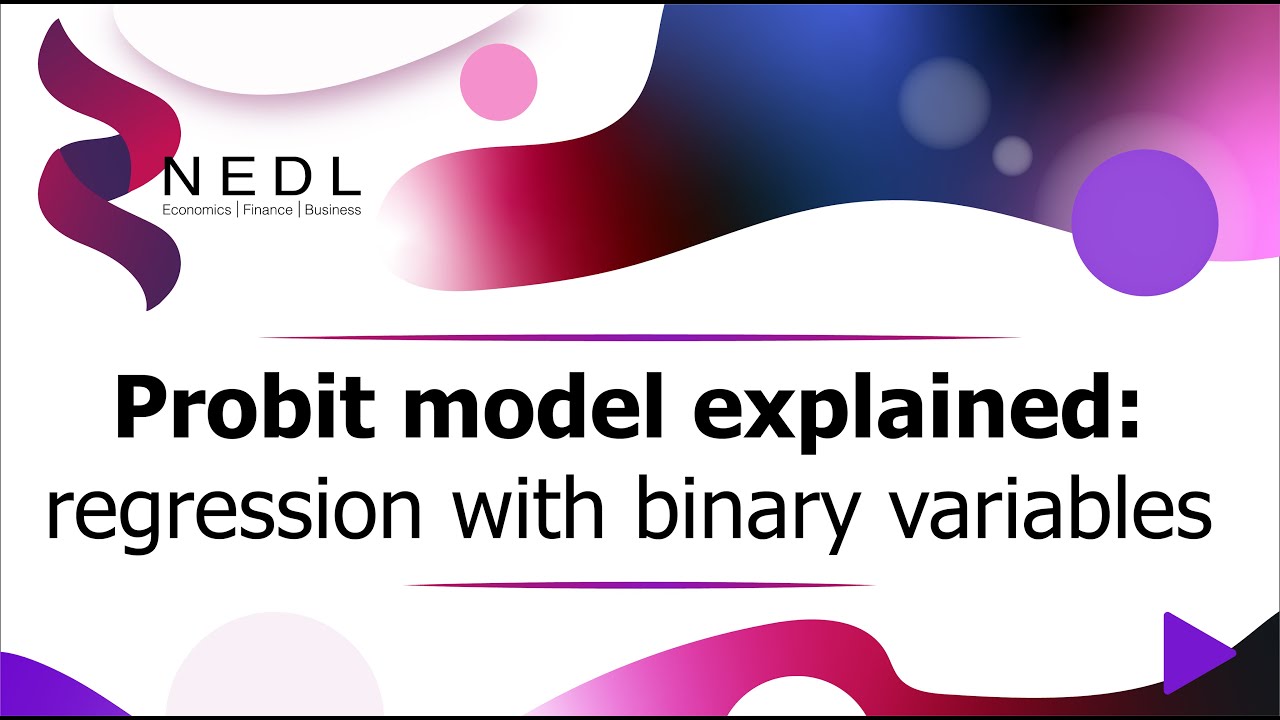 Probit Model Explained Regression With Binary Variables Excel YouTube Probit Model Explained Regression With Binary Variables Excel YouTube
