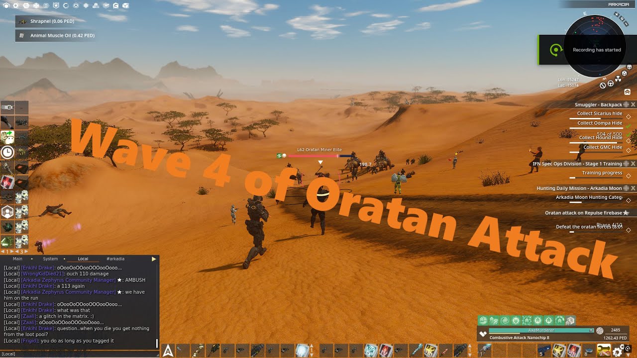 Wave 4 of Oratan Attack on Repulse Firebase on Planet Arkadia - YouTube