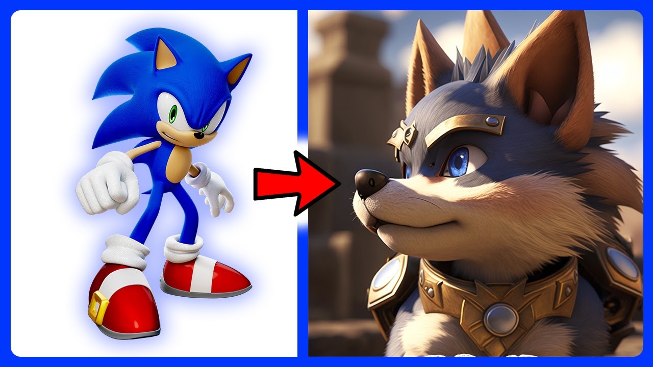 🐶 SONIC the Hedgehog as DOGS 💥 All Characters - YouTube
