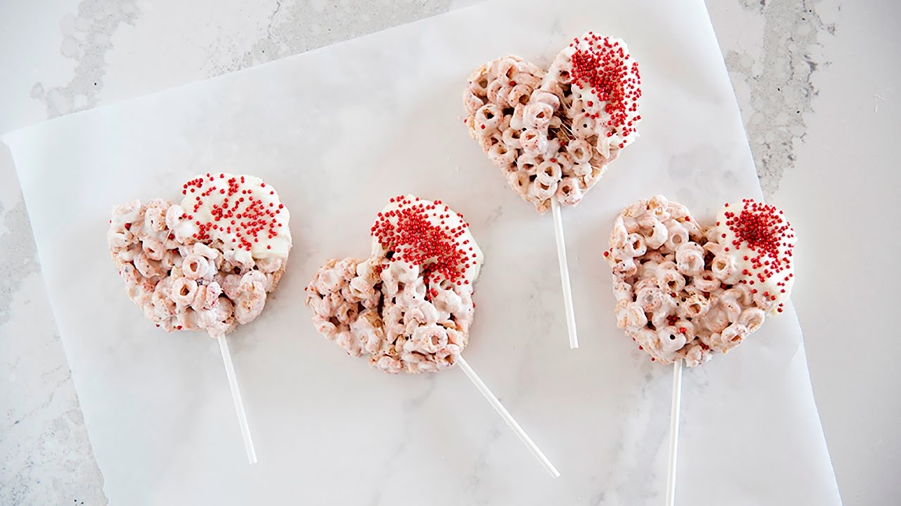 Very Berry Valentine's Day Heart Treats - YouTube