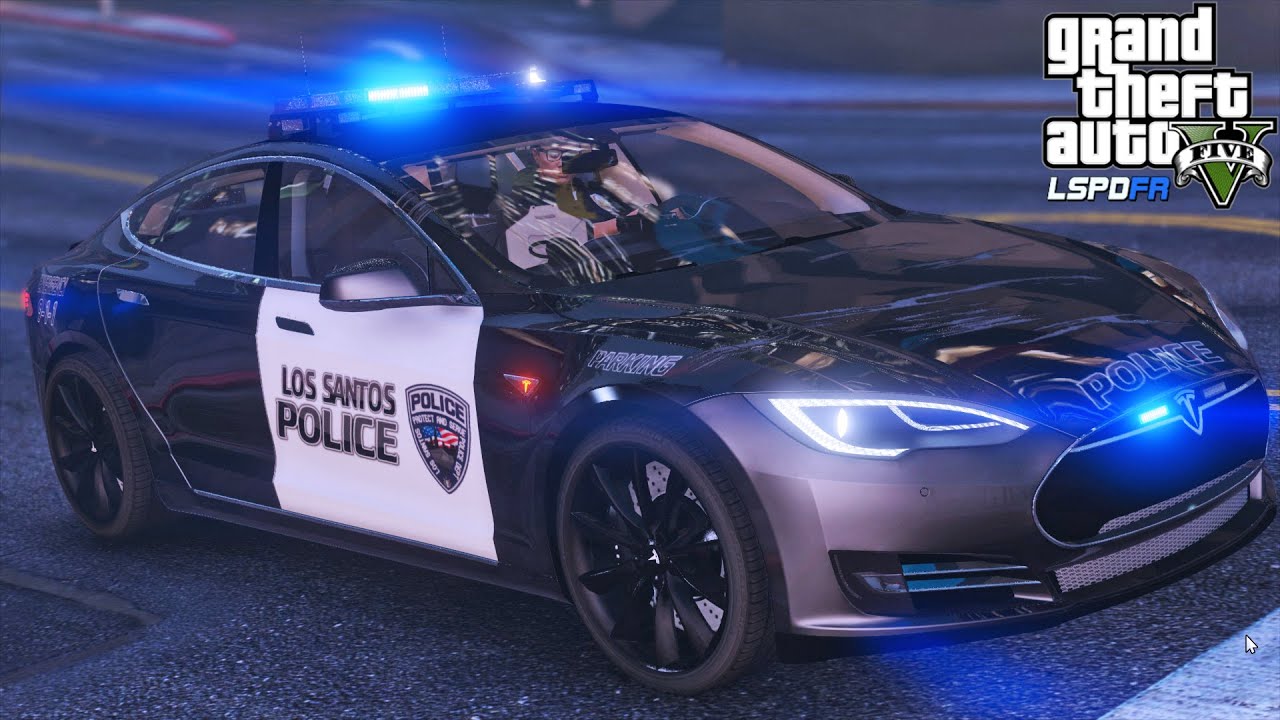 Chasing a Supercar in a TESLA Police Car! | LSPDFR - YouTube