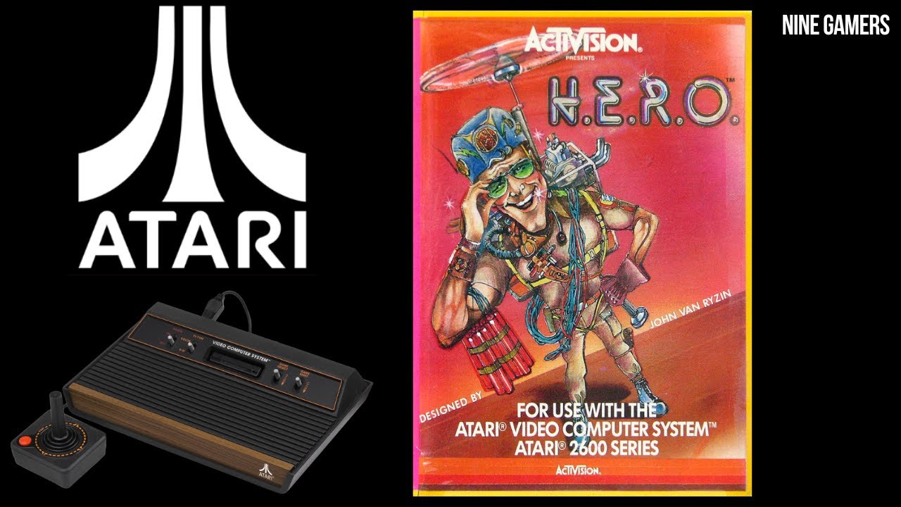 H.E.R.O. - ATARI 2600 Series - Retro Games (ATARI.010) - YouTube