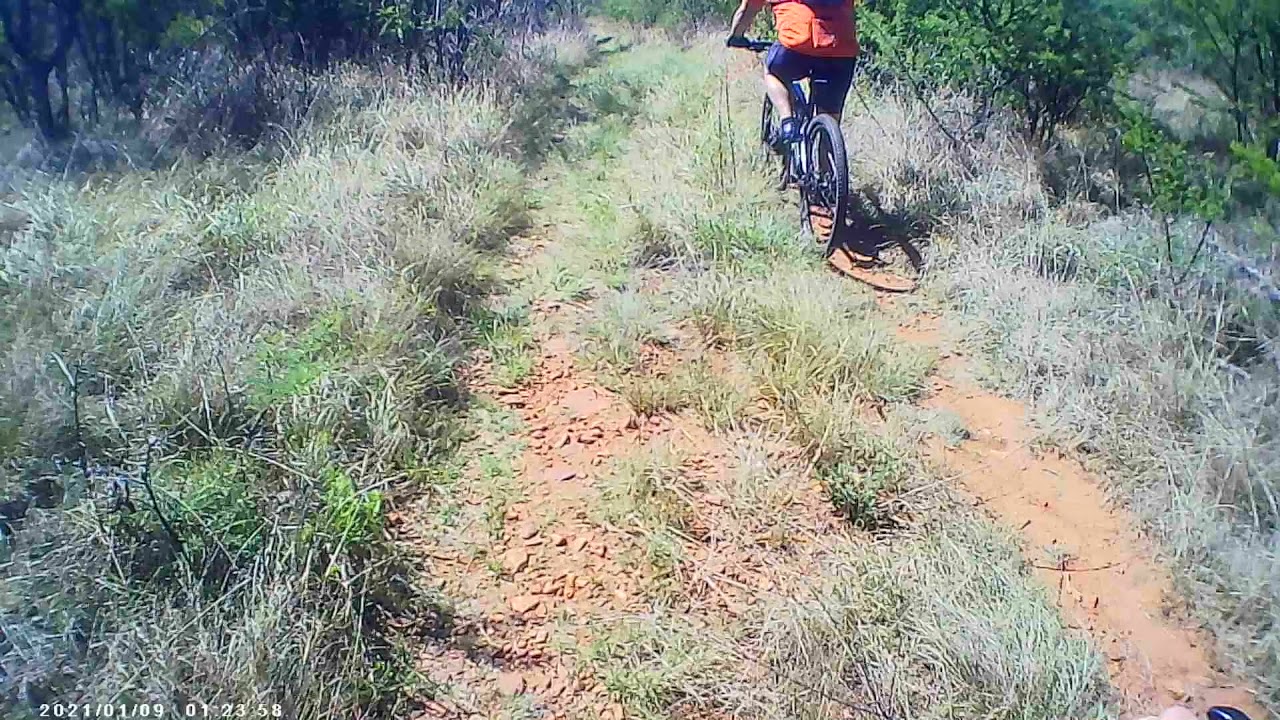 Beautiful mountain bike trail on Arboretum Farm - YouTube
