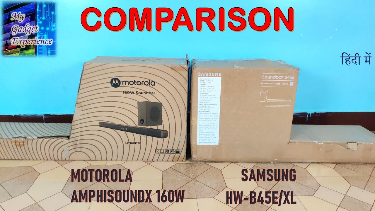 Motorola AmphisoundX 160w VS Samsung HW-B45E/XL | Full Comparison ...