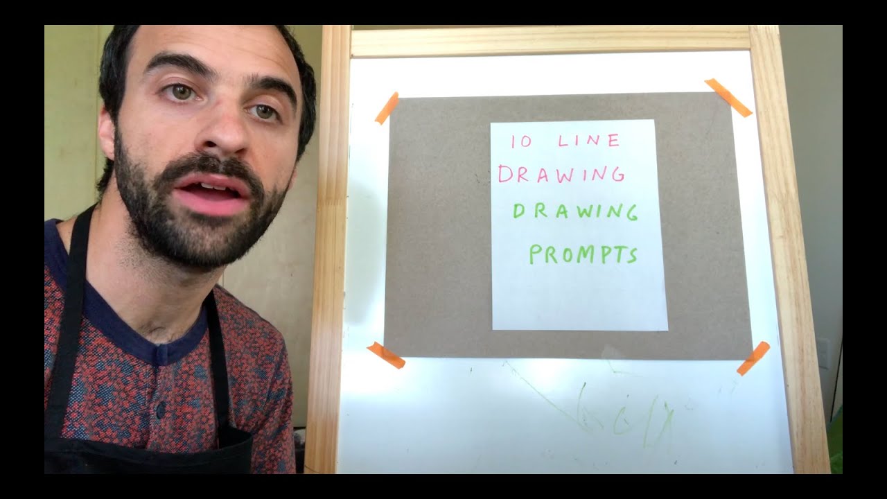 ART / Mr. Trott: 10 Line Drawing & Drawing Prompts - YouTube